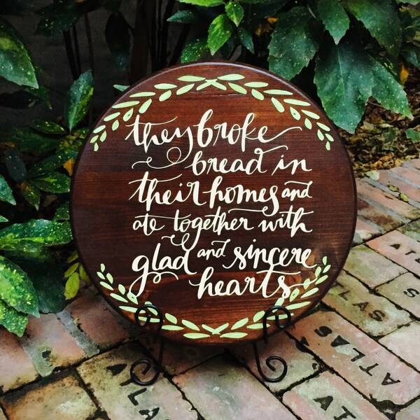 They Broke Bread - Etsy