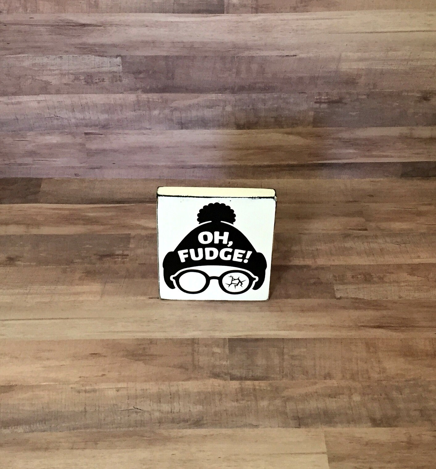 Oh Fudge Christmas Sign Funny Christmas Sign Farmhouse | Etsy