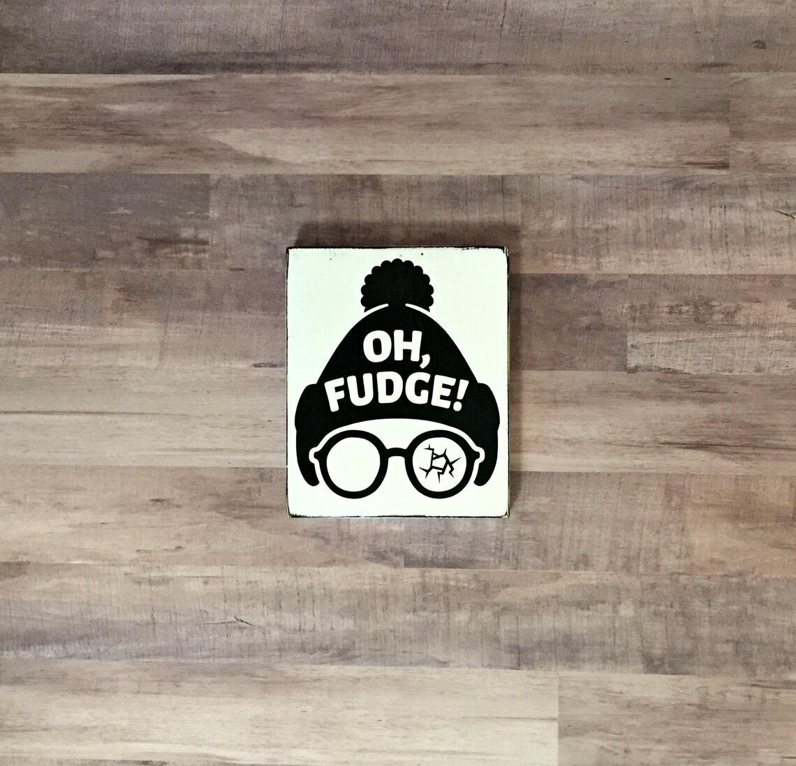 Oh Fudge Christmas Sign Funny Christmas Sign Farmhouse - Etsy