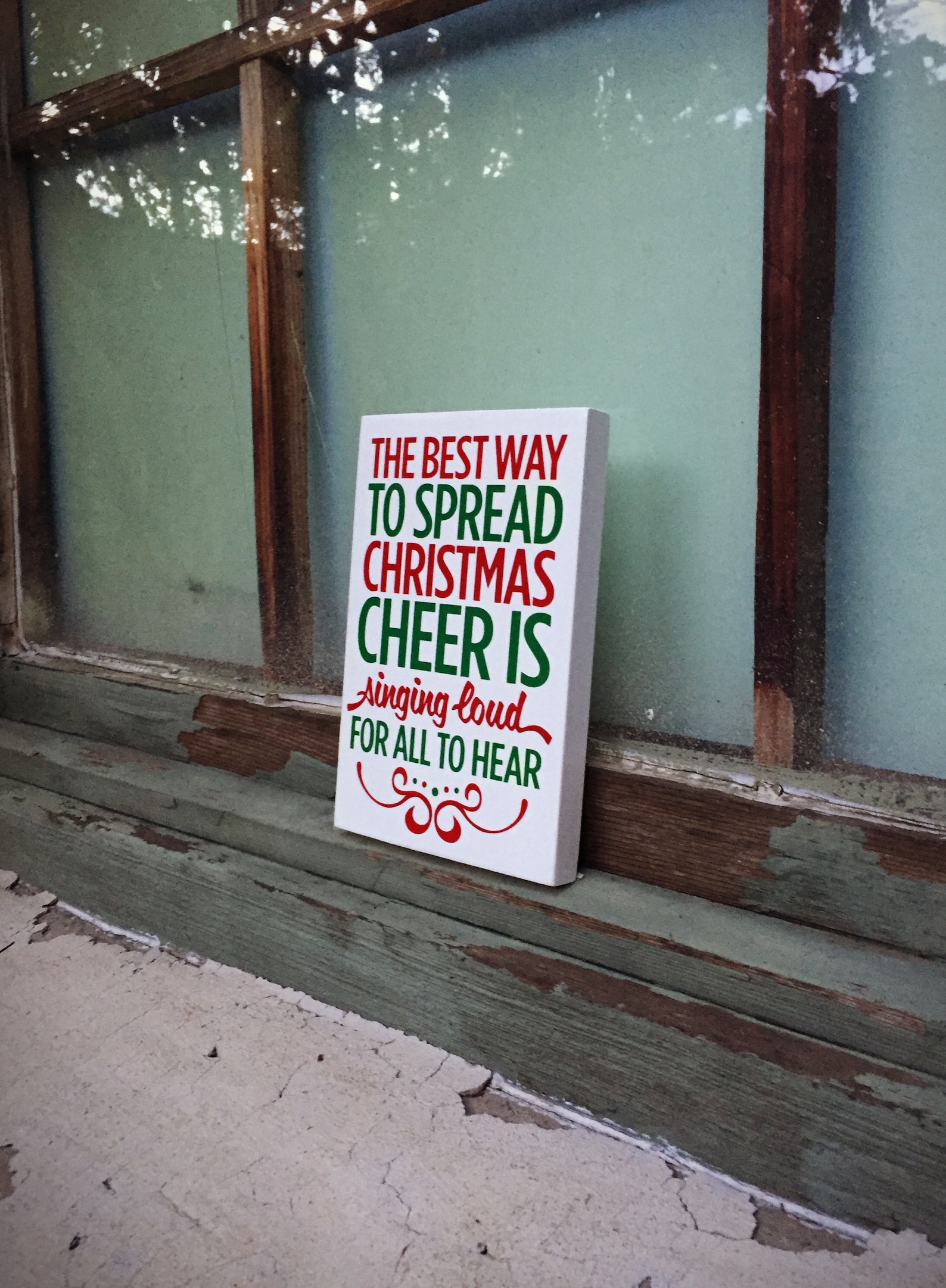 The Best Way to Spread Christmas Cheer is Singing Loud for All | Etsy