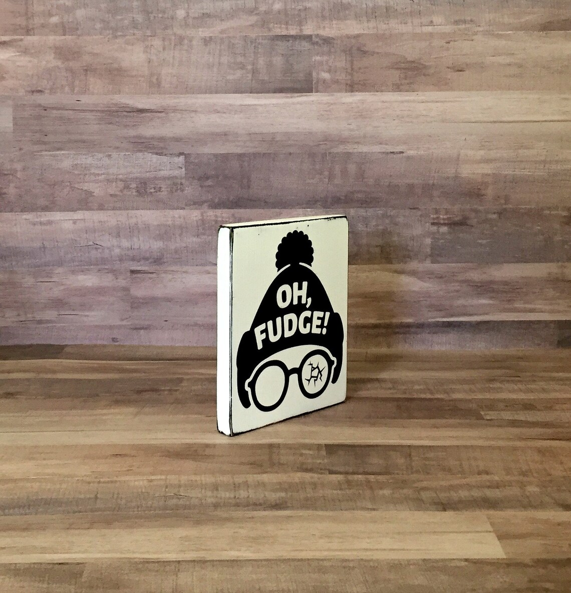 Oh Fudge Christmas Sign Funny Christmas Sign Farmhouse - Etsy