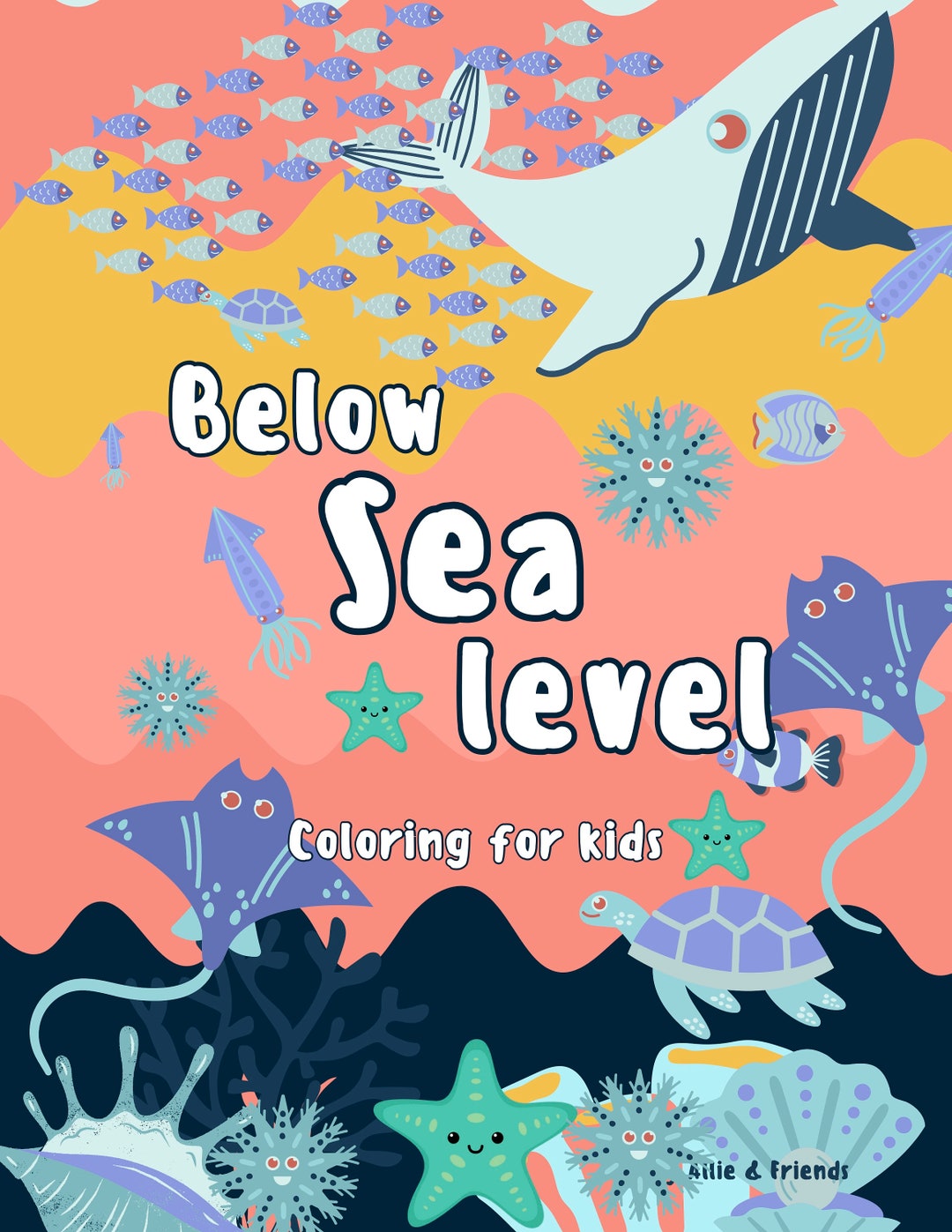 Below Sea Level Coloring Pages, Sea Printables, Ocean Games, Sea ...