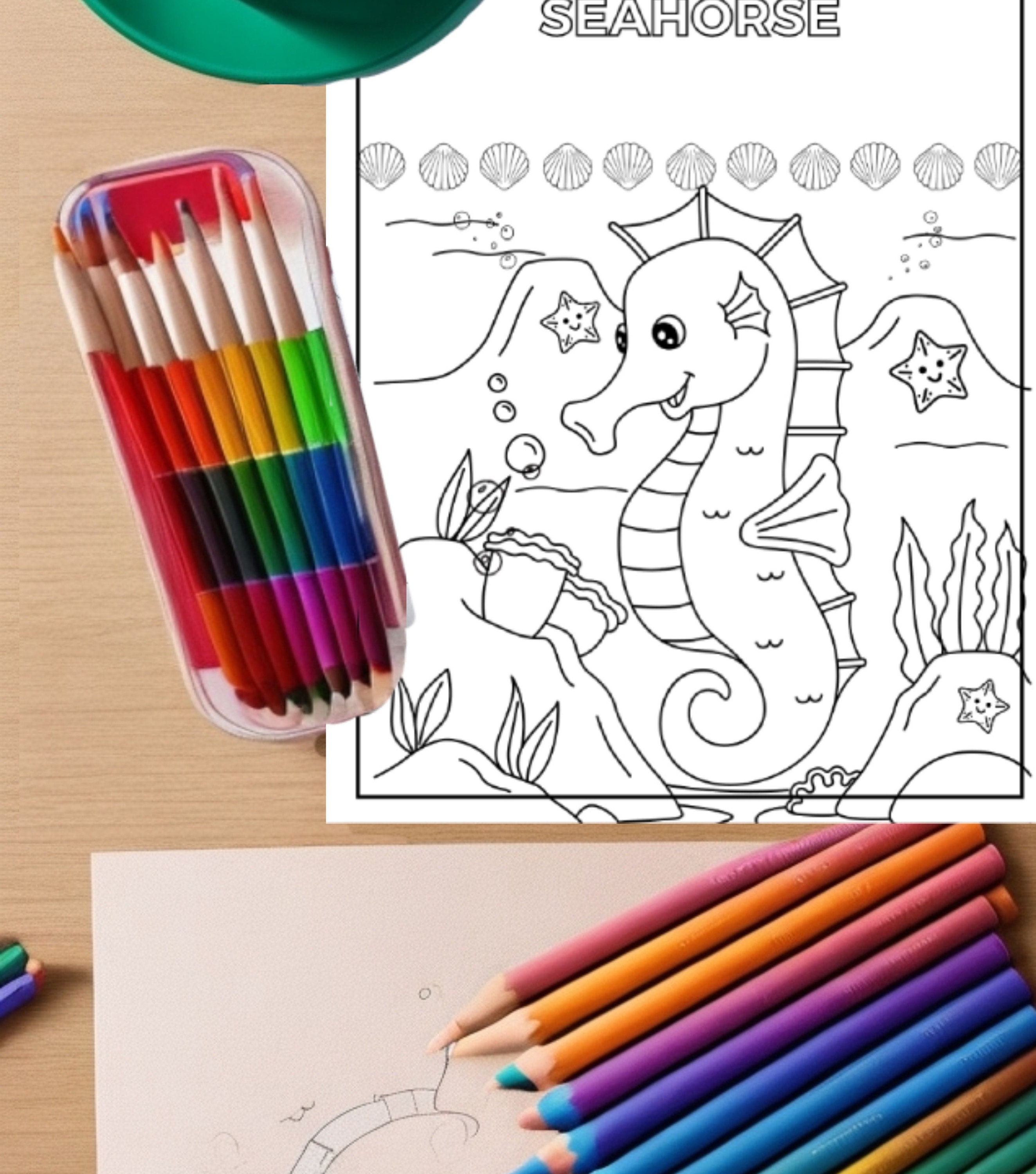 Below Sea Level Coloring Pages, Sea Printables, Ocean Games, Sea ...