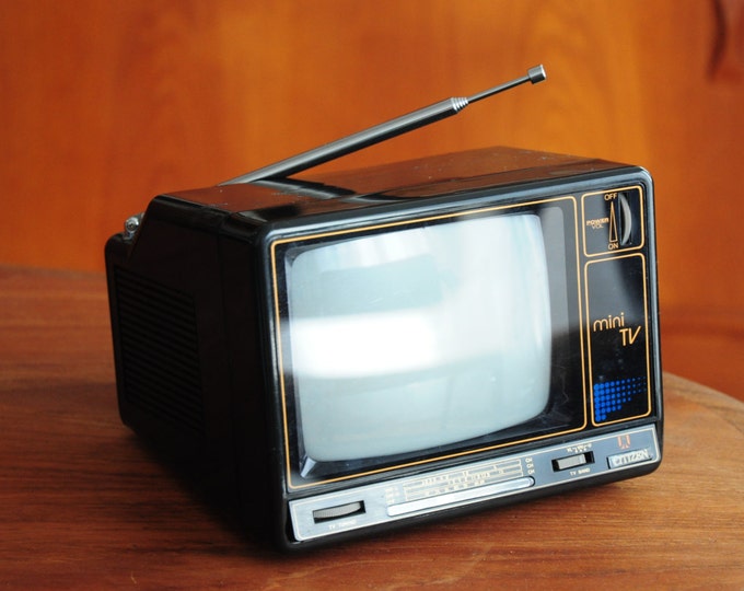 1980s Citizen Mini Television/ Model JCTR 118/ 5" Screen/ Working - Etsy