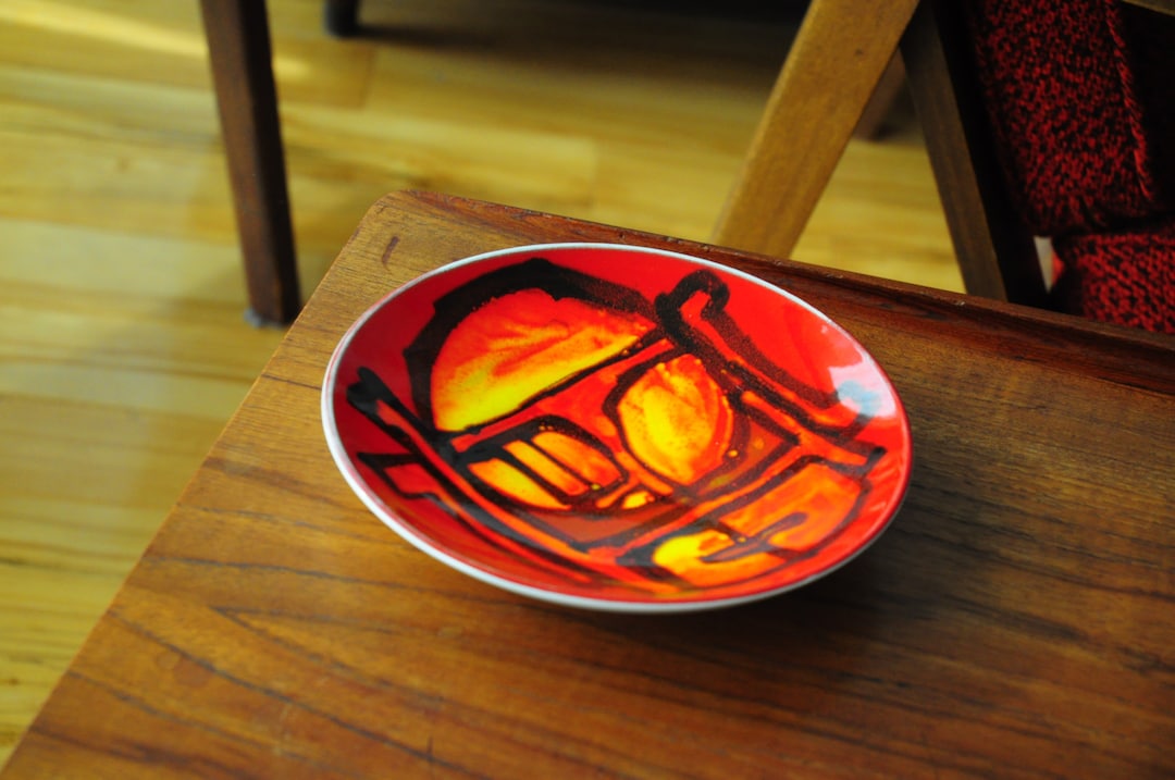 Poole Pottery Dish Signed by Carol Cutler / Delphis / Made in England ...