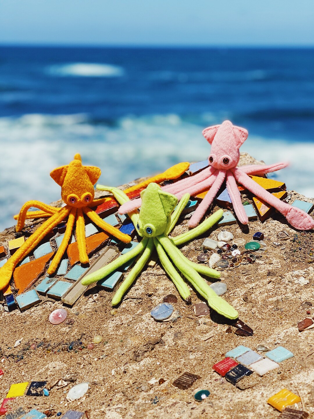 Squish Squid | Plush Squid - Etsy