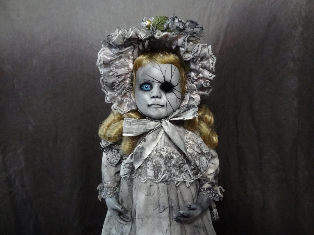 Spooky Little Girl Doll Creepy Doll Ghostly Child Doll Horror Doll ...