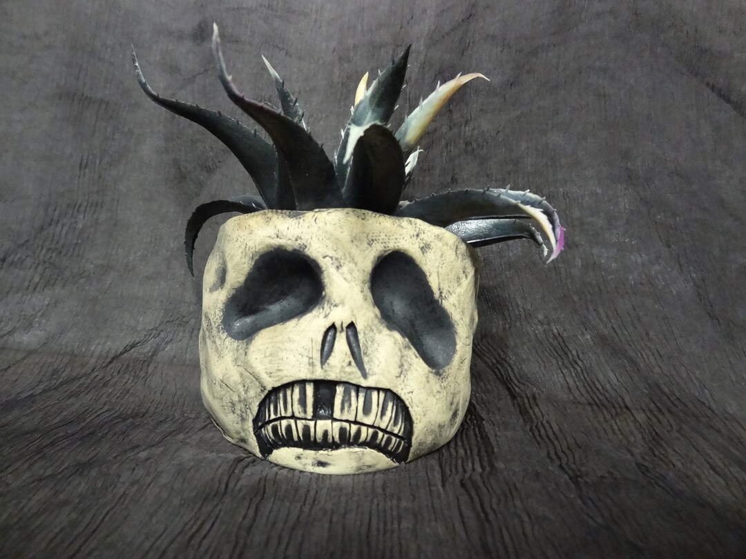 Small Zombie Planter Great for an Air Plant or Small Succulent Monster ...