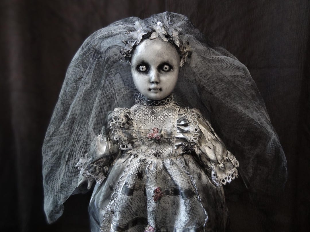 Creepy Bride Doll Ghostly Bride Doll Spooky Bride Doll Horror Doll ...