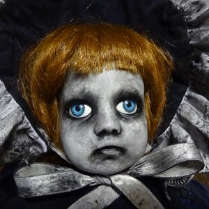 Odd Old Fashioned Doll With Wonky Eyes Spooky Doll Weird Doll Macabre ...