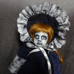 Odd Old Fashioned Doll With Wonky Eyes Spooky Doll Weird Doll Macabre ...