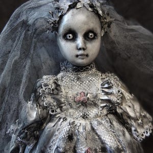 Creepy Bride Doll Ghostly Bride Doll Spooky Bride Doll Horror Doll ...