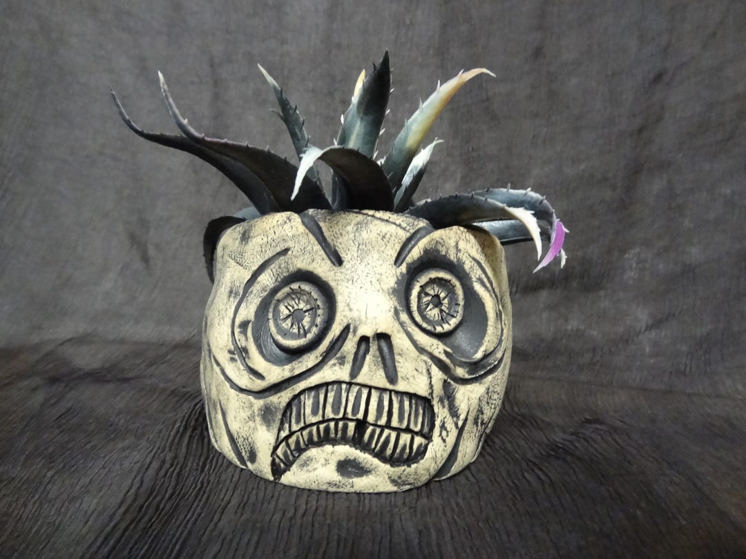 Zombie Planter - Great for an Air Plant or Small Succulent! Creepy ...