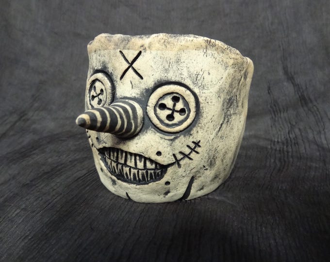 Small Creepy Clown Planter - Great for an Air Plant or Small Succulent ...