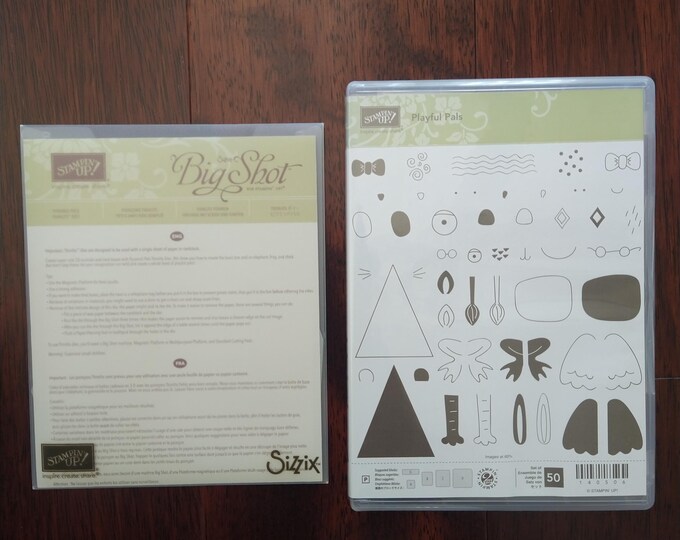 Playful Pals Stamp Set & Pyramid Pals Die Cuts by Stampin'up! *BRAND ...