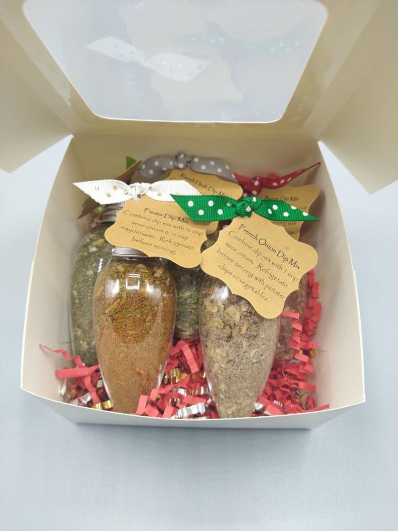 Dip Mix Ornament Set – Holiday Hostess Gift, Set of 5 - Etsy