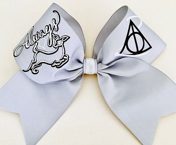 Inspirado en hp Always Deathly Hallows Hair Bow - Etsy México