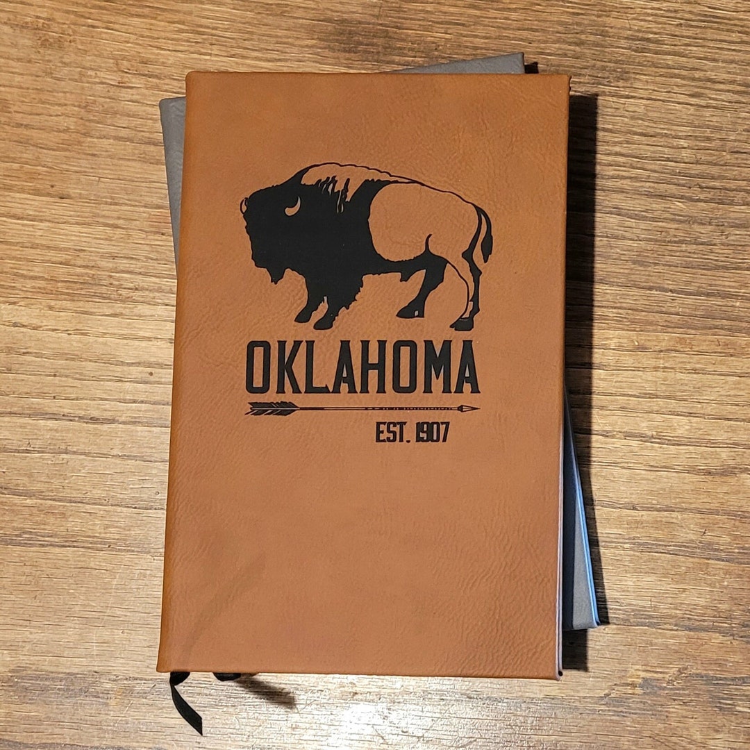 Personalized Journal Leatherette Buffalo Journal Custom Engraved State ...