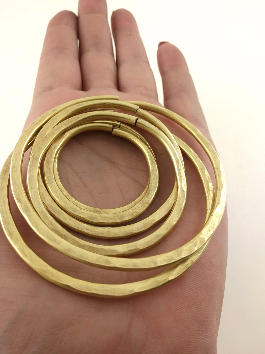 Set of Hoops 8 Gauge Ear Weights 8gauge Earrings Set of Earrings - Etsy