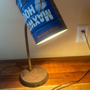 Vintage Coffee Can Lamp Maxwell House Coffee Can Light Man-cave Decor ...