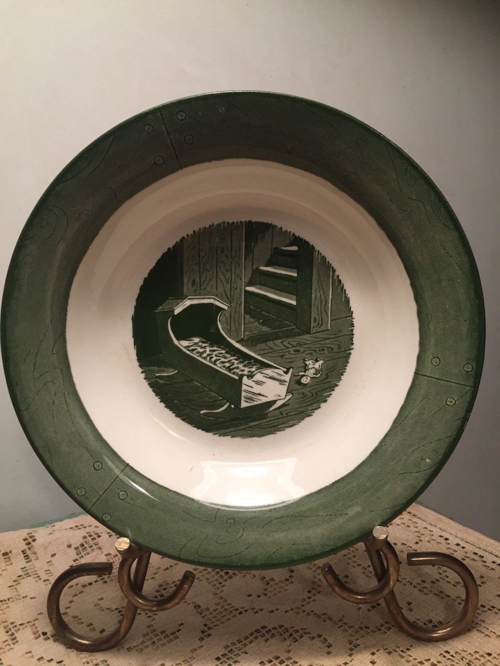 Royal Colonial Homestead Dinner Plate Royal 1950's Vintage Dinnerware ...