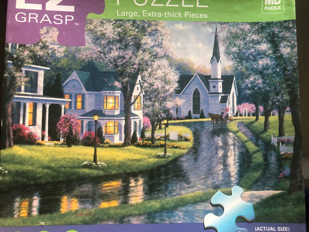 New Sealed Jigsaw Puzzle “season of Hope” Artist Randy Van Beek Hasbro ...