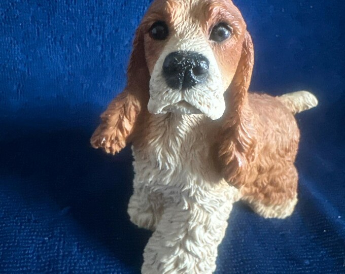 Cocker Spaniel Dog Figurine Original by Castagna 1988 Italy Sculpture ...