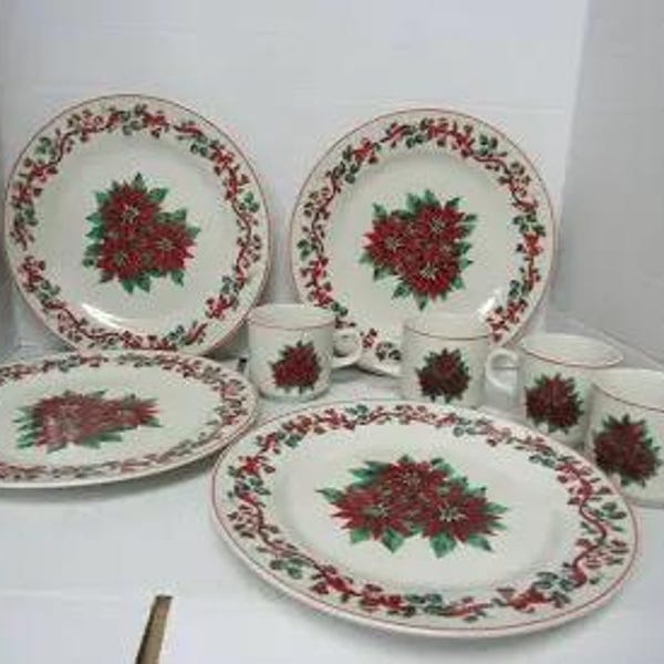 Christmas Dinnerware - Etsy