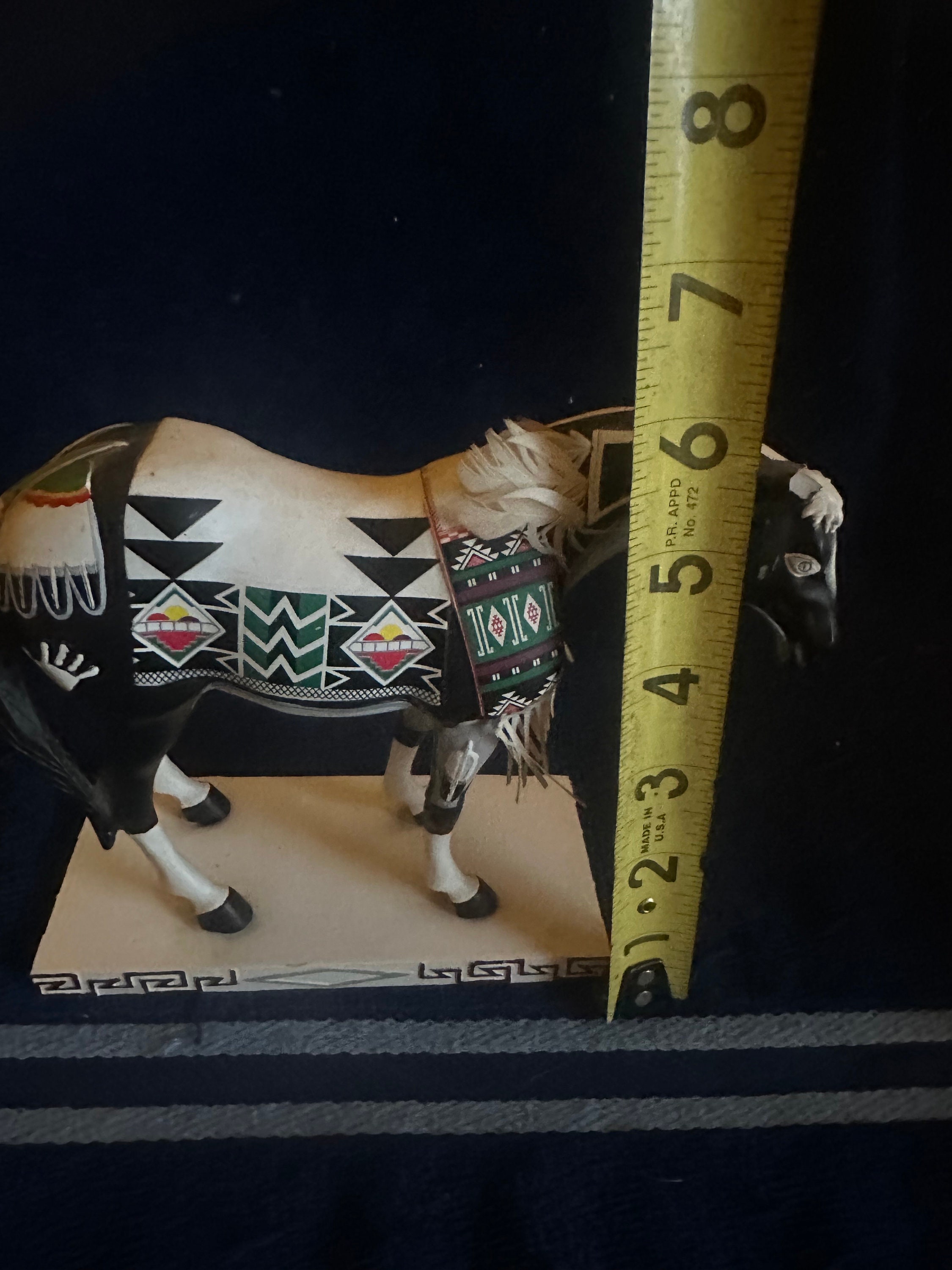 Trail of Painted Ponies 1546 Tewa Horse 2004, Tom Tapia Pueblo Artist ...