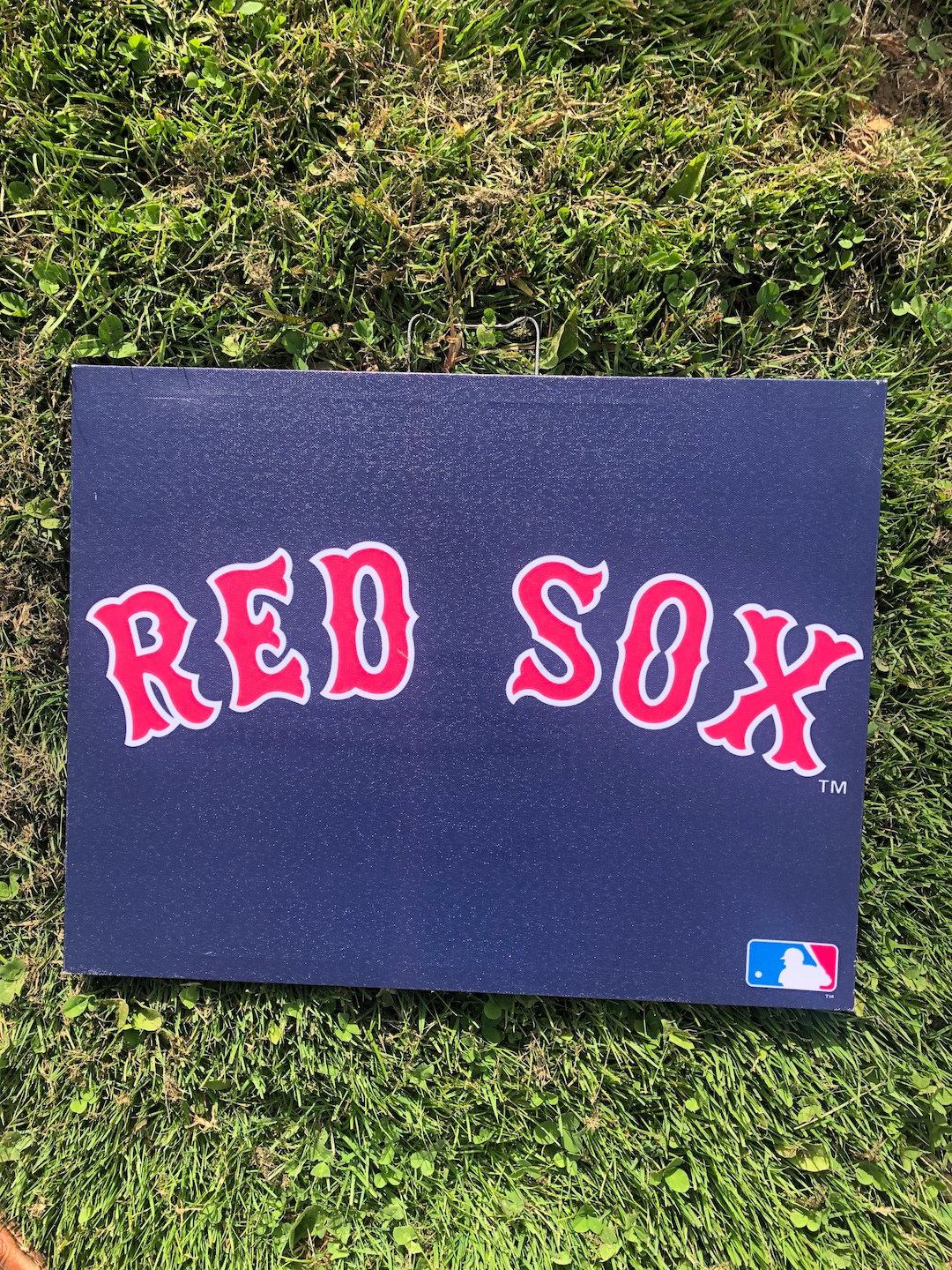 Boston Red Sox Logo Sign MLB Baseball Man Cave Wall Hanging Sports Bar ...