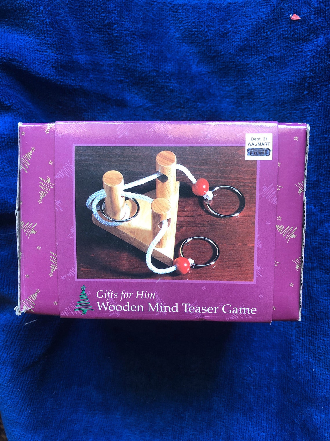 Vintage Wooden Mind Teaser Game Brain Teaser Puzzle Wood And Etsy