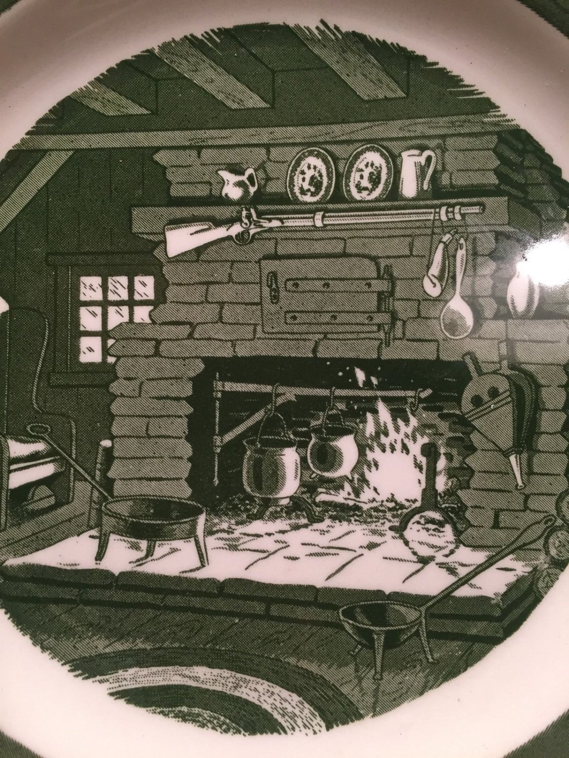 Royal Colonial Homestead Dinner Plate Royal 1950's Vintage Dinnerware ...