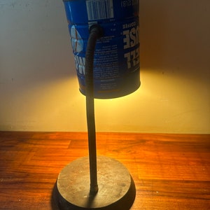 Vintage Coffee Can Lamp Maxwell House Coffee Can Light Man-cave Decor ...