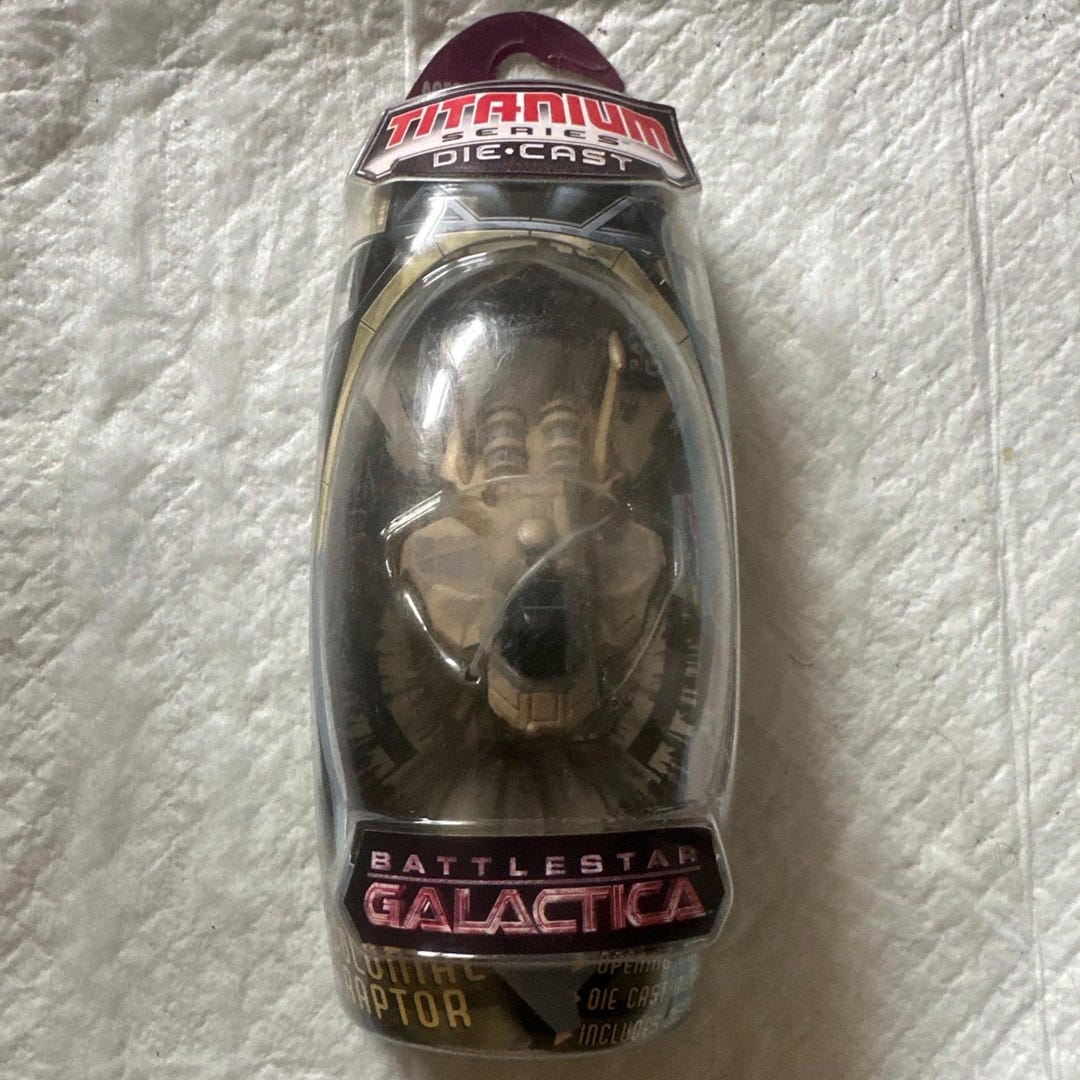 Battlestar Galactica Titanium Micromachine Colonial Raptor Hasbro ...