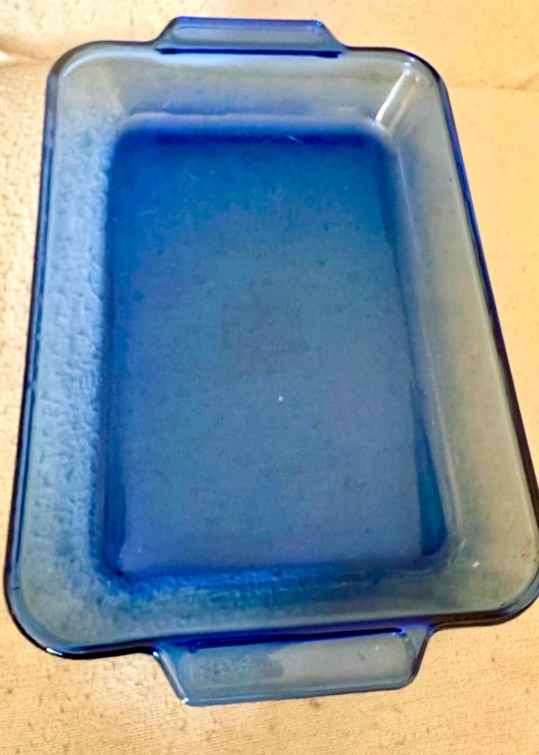 Anchor Hocking Ovenware 3 QT Cobalt Blue Casserole Dish Lasagna Baking ...