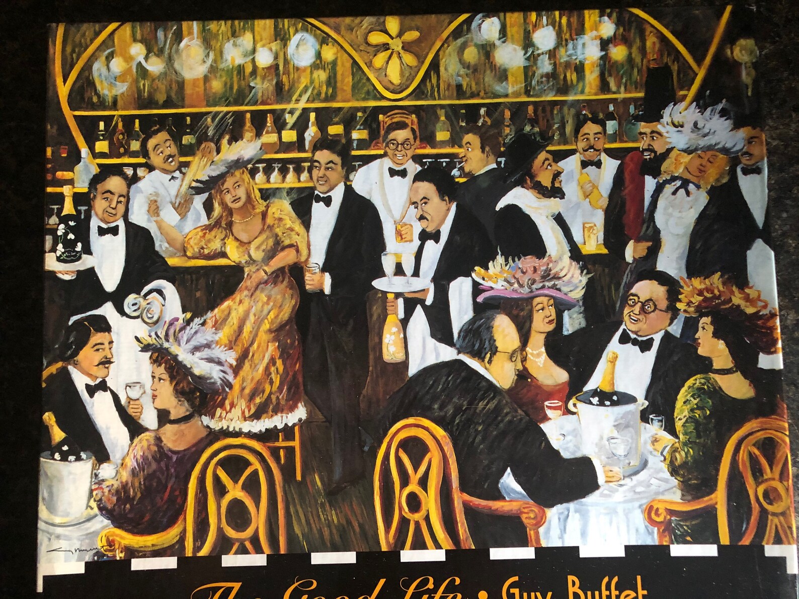 French Artist Guy Buffet The Good Life Series Jigsaw Puzzle | Etsy