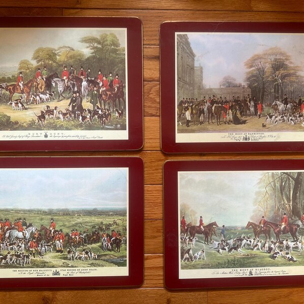 English Hunt Scene - Etsy