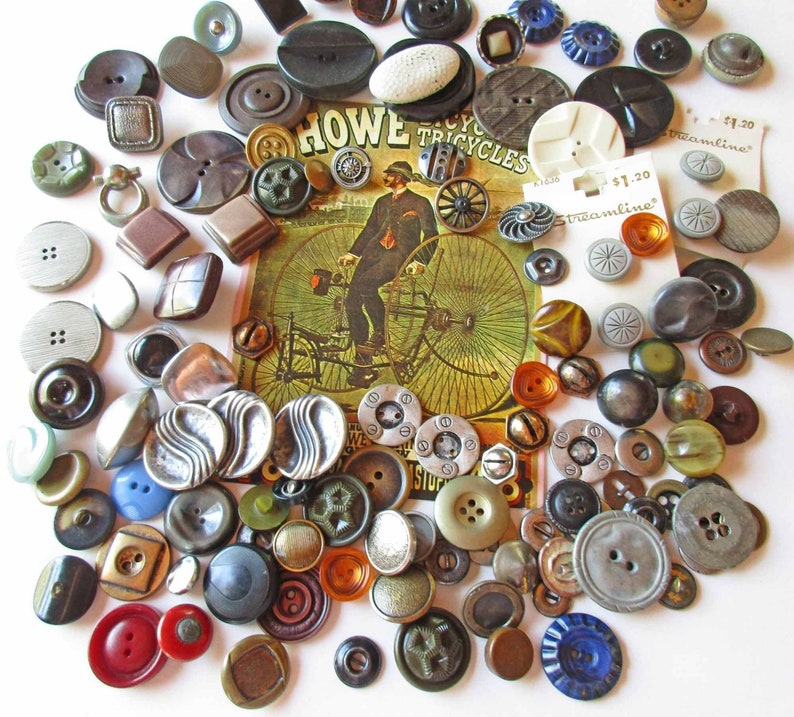 Steampunk Buttons Huge Lot: 1/2 Lb Art Deco Square - Etsy