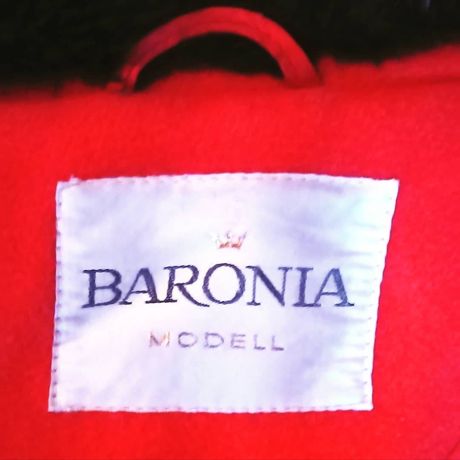 Vintage 60s Red Pure Wool Double Breasted Mod Coat | Etsy