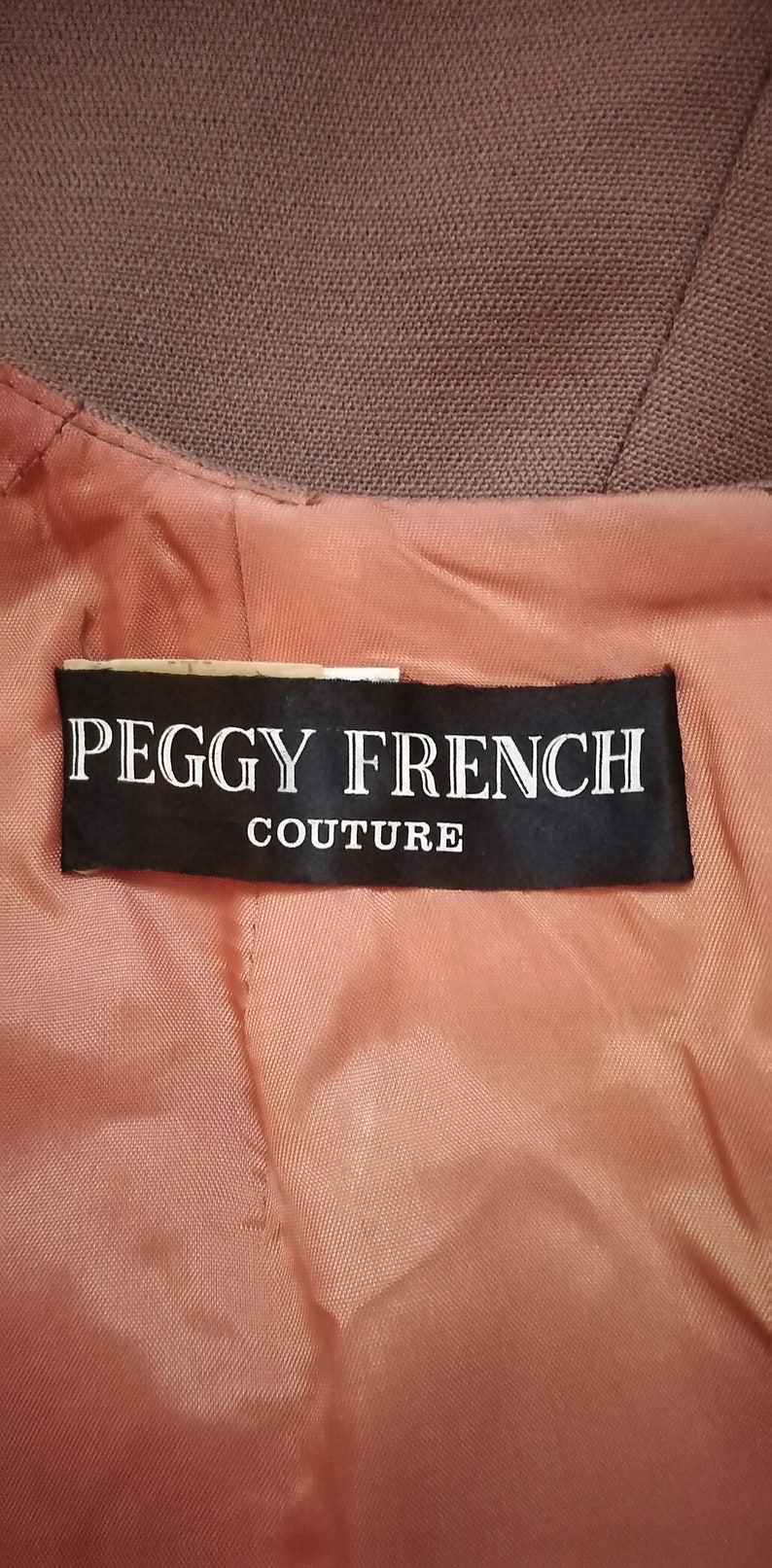 Vintage 60s Caramel Wool Peggy French Couture Dress Suit - Etsy UK