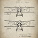 Biplane Patent Print - Airplane Poster - Aviation Art - Propeller ...