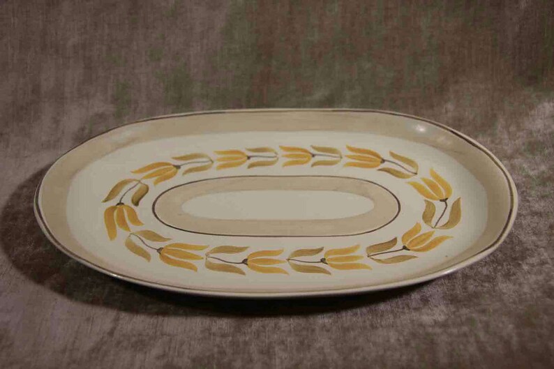 Red Wing Pottery Tip Toe Tulip Serving Platter | Etsy