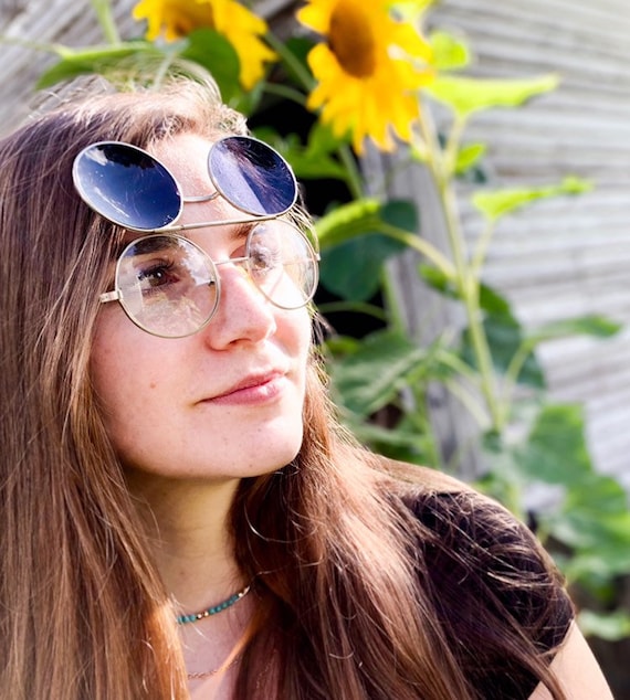Retro Round Steampunk Mirror Revo Lens Sunglasses Zerouv Atelier Yuwaciaojp