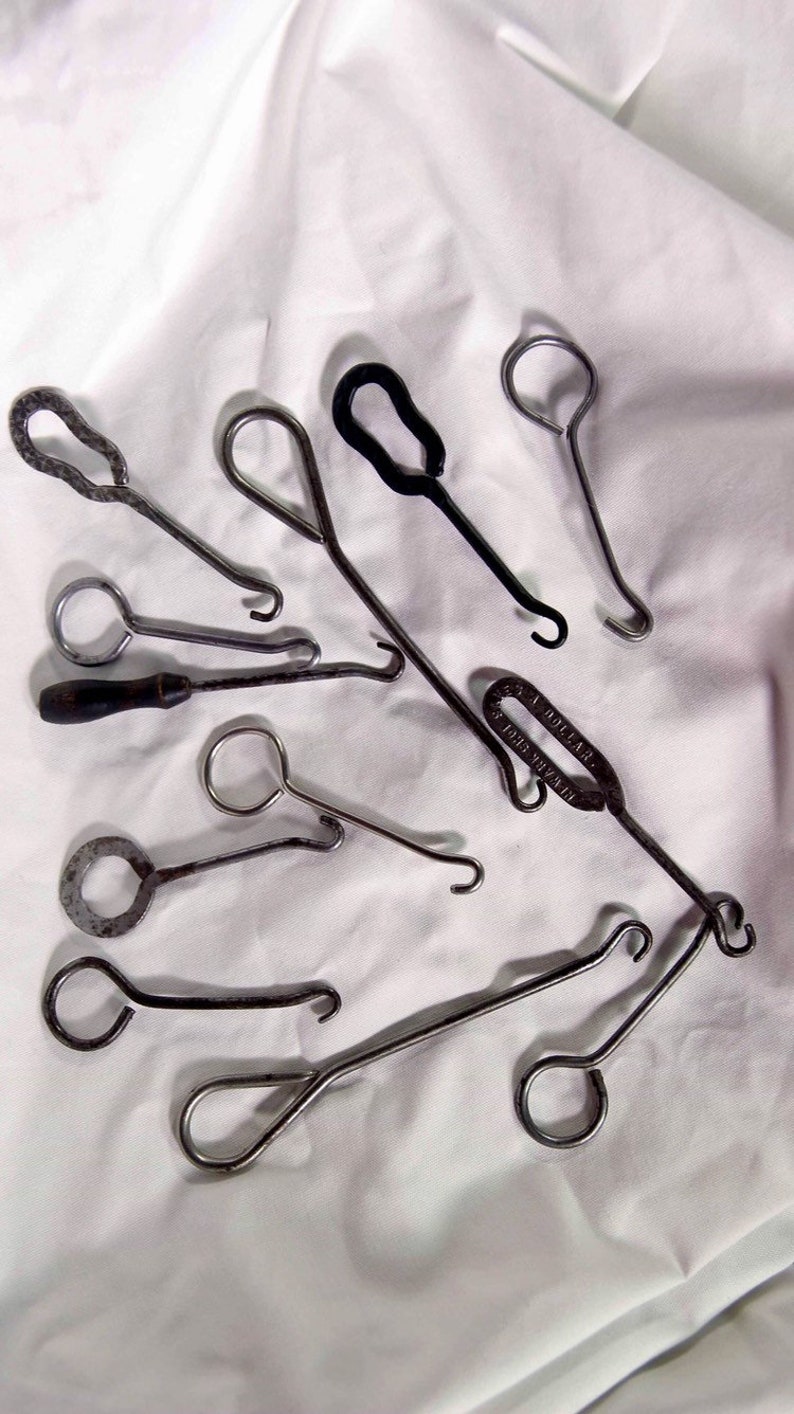 Victorian Boot Shoe Button Hook Lot | Etsy