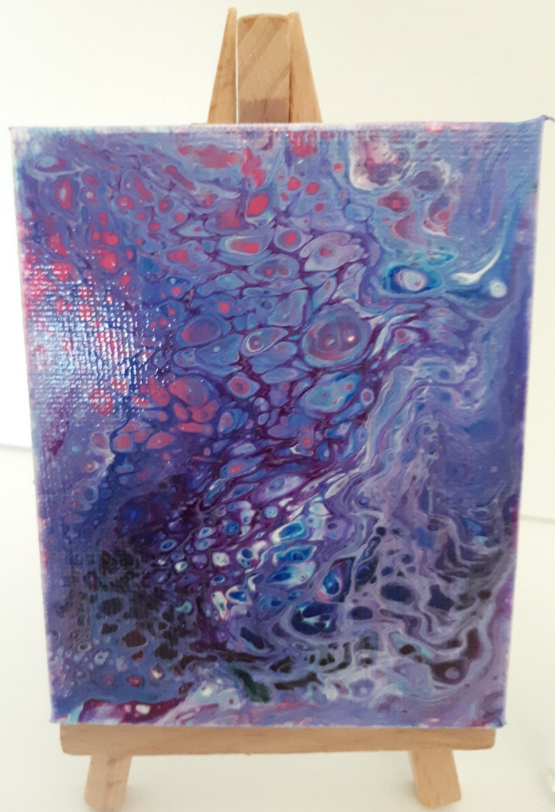 Deskart Purple Smoke 4x3 With Stand - Etsy