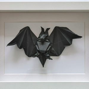 Difficult Origami: an Origami Bat in a Frame - Etsy