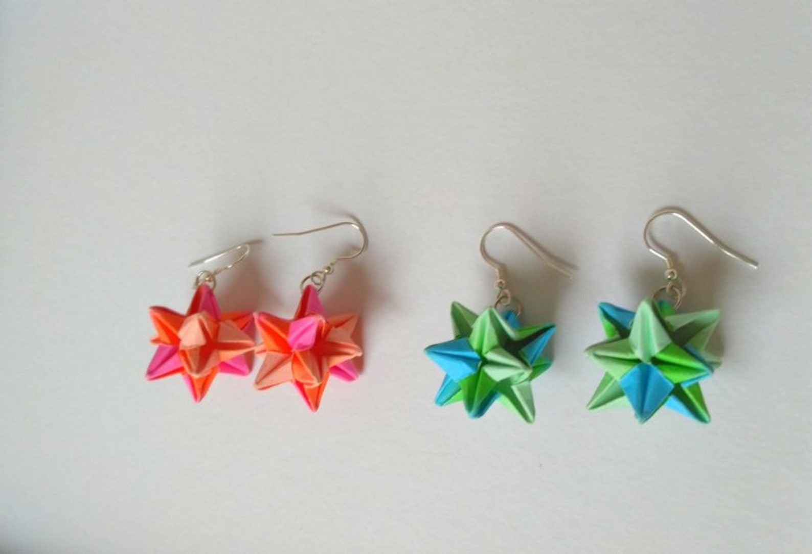 Origami Earrings Pointies - Etsy