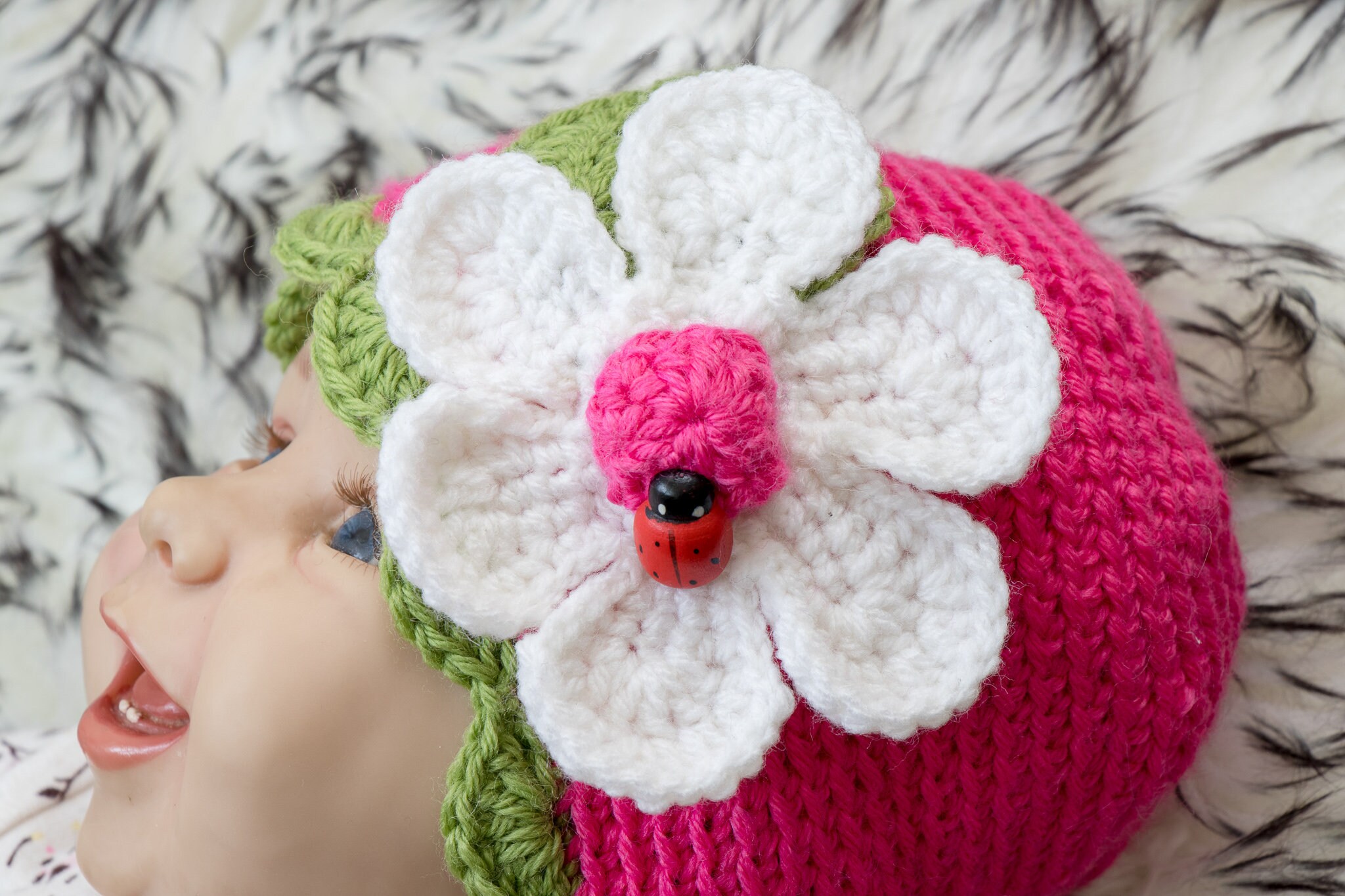 Baby Girl Flower Hats