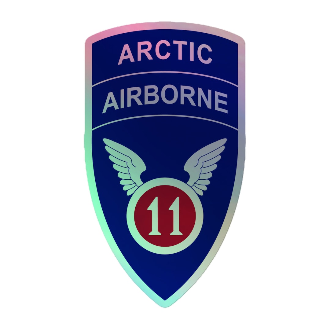 11th Arctic Airborne Holographic Stickers - Etsy