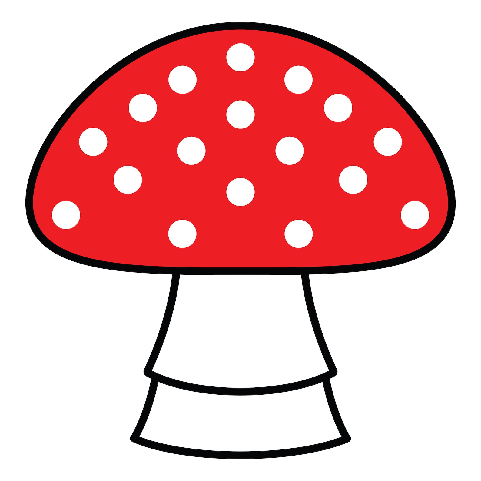 Mushroom Digital Vector Cut Download EPS PNG JPG - Etsy